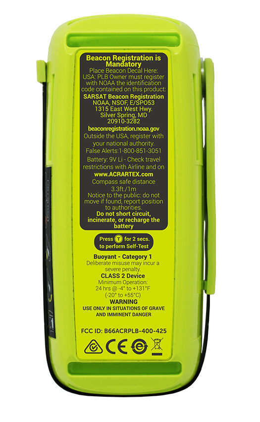 ACR ResQLink 400 Personal Locator Beacon GPS - Macpac